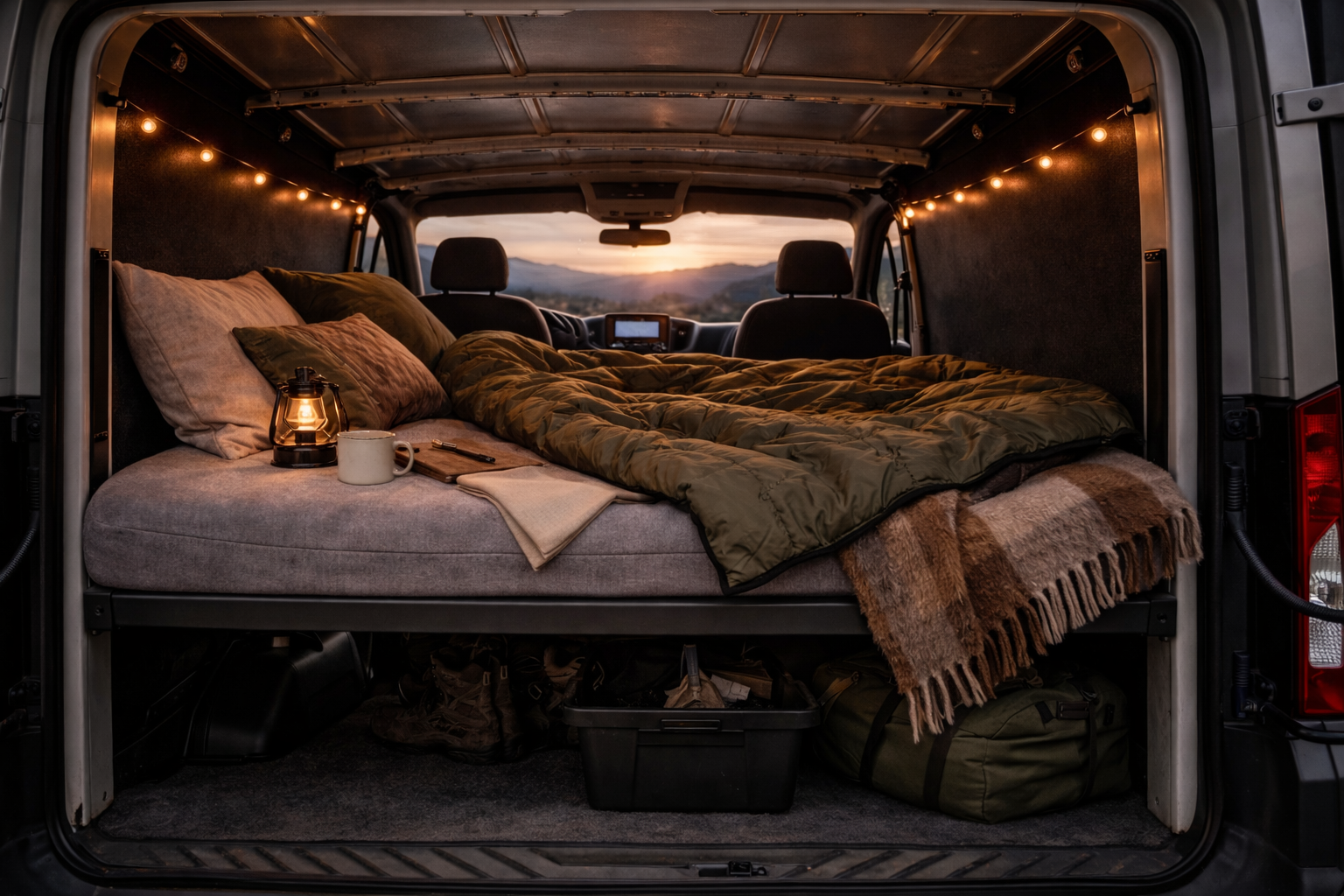 Ford Transit Bed System | No-Drill Platform (2015–Present) – Sawtooth Vans